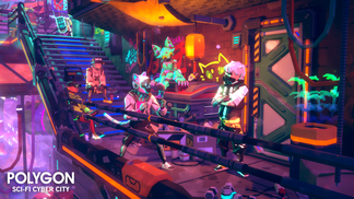 POLYGON | Sci-Fi Cyber City | Synty™ Official Store – Synty Store
