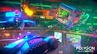 POLYGON | Sci-Fi Cyber City | Synty™ Official Store – Synty Store