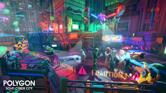 POLYGON | Sci-Fi Cyber City | Synty™ Official Store – Synty Store