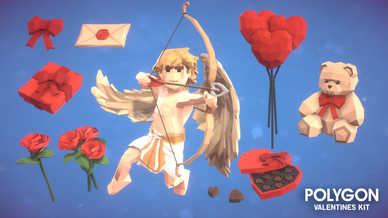 POLYGON | Valentine's Kit | Free Game Assets – Synty Store