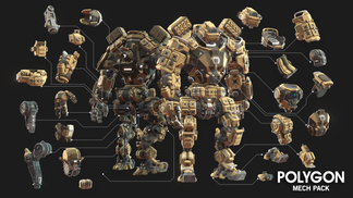 POLYGON | Mech Pack Game Assets | Synty™ Official Store – Synty Store