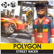 POLYGON | Street Racer Asset Pack | Find the Unity Asset in Store ...