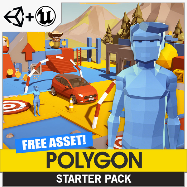 POLYGON | Starter Pack | Free Low-Poly Game Assets – Synty Store
