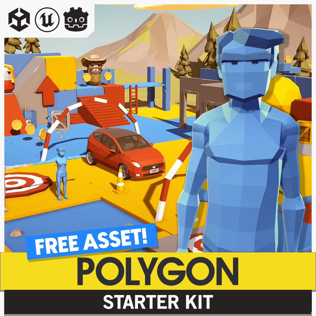 POLYGON | Starter Pack | Free Low-Poly Game Assets – Synty Store