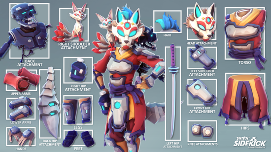 Free Starter Pack | Sidekick Modular Characters | Synty™ Store – Synty ...