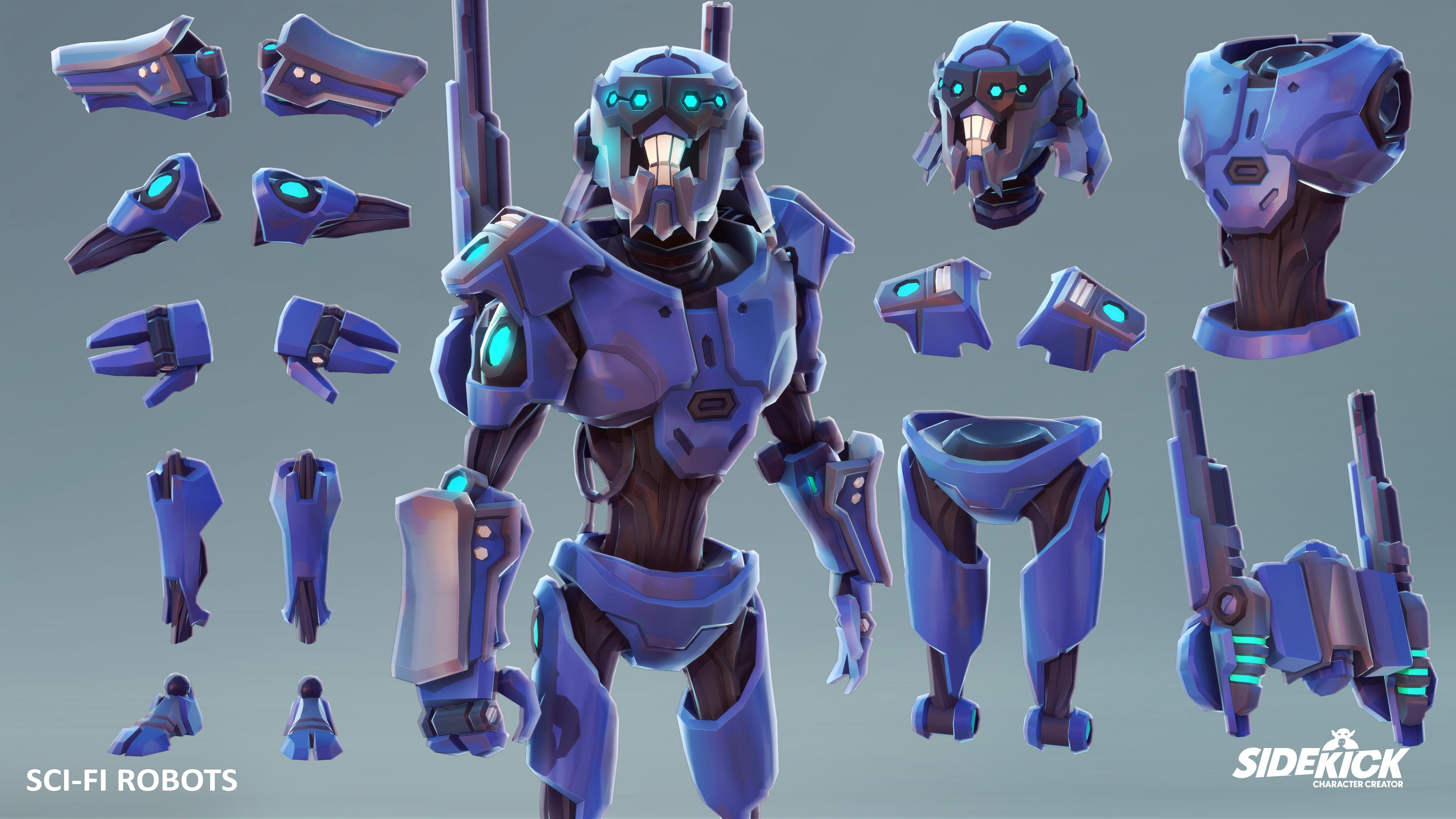 Sci-Fi Robots | Modular Characters | Synty Official Store – Synty Store