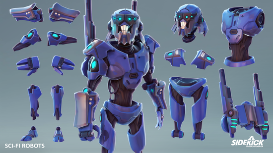 Sci-Fi Robots | 3D Modular Characters | Synty Official Store – Synty Store