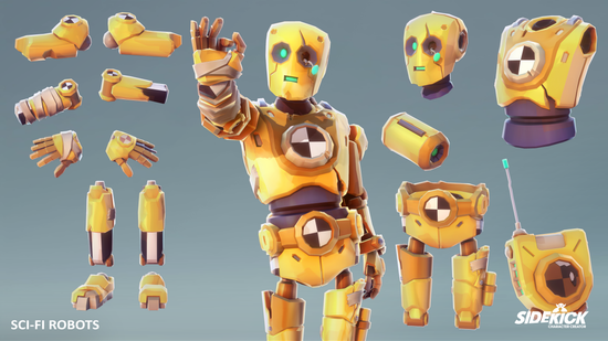 Sci-Fi Robots | Modular Characters | Synty Official Store – Synty Store