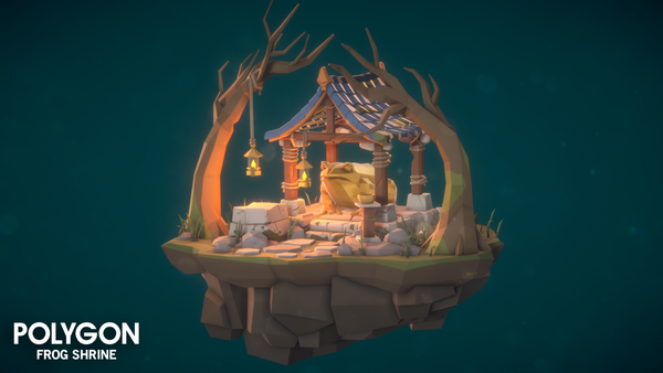 POLYGON | Frog Shrine Asset Pack | Synty™ Official Store – Synty Store