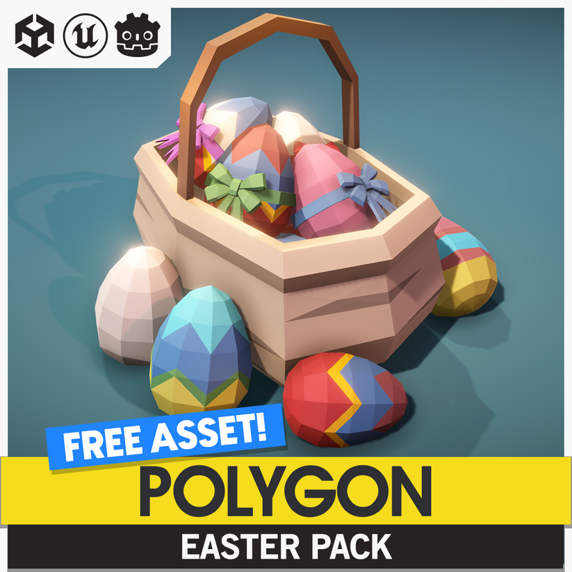 POLYGON | Easter Pack | Free 3D Game Assets – Synty Store