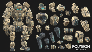 POLYGON | Mech Pack Game Assets | Synty™ Official Store – Synty Store