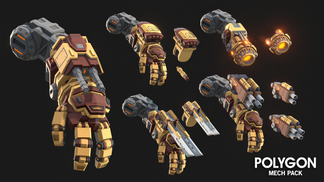POLYGON | Mech Pack Game Assets | Synty™ Official Store – Synty Store