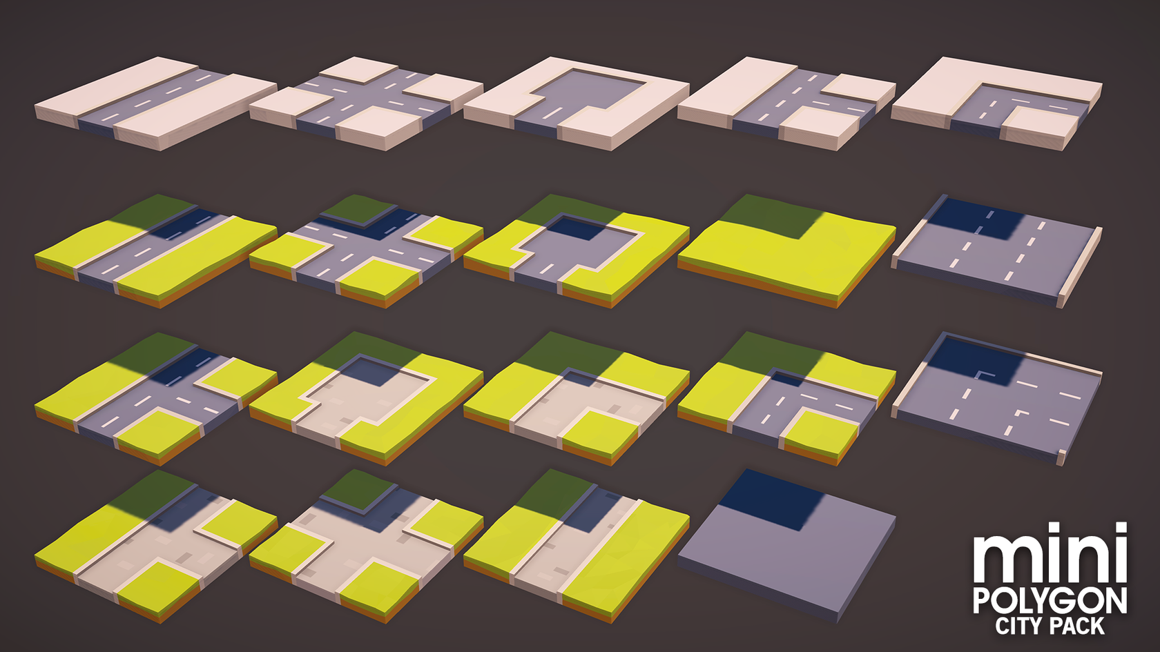 POLYGON MINI | City Pack | Mobile 3D Game Assets – Synty Store