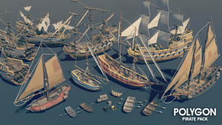 POLYGON | Pirate Pack Game Assets | Find the Unity Asset in Store ...