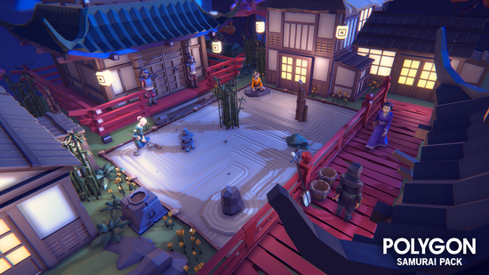 POLYGON | Samurai Game Pack Assets | Find the Unity Asset in Store – Synty Store