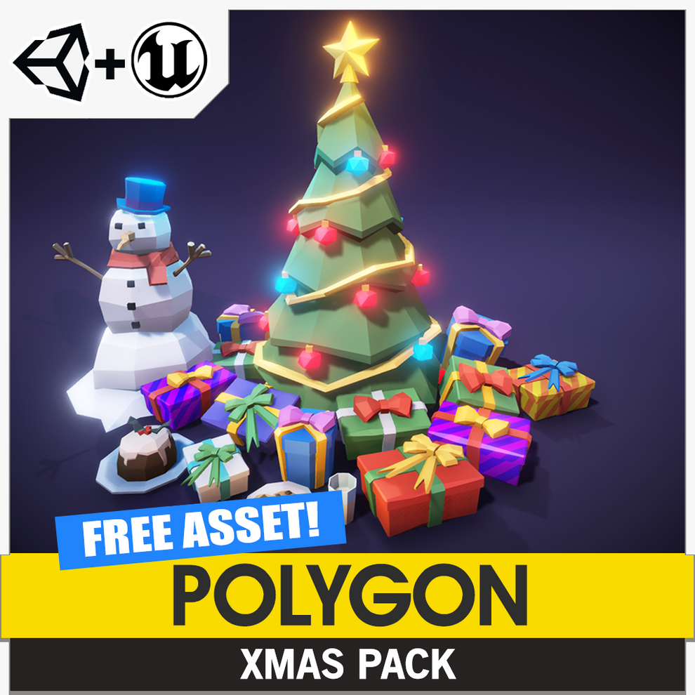 POLYGON | Xmas Pack | Free Low-Poly Game Assets – Synty Store