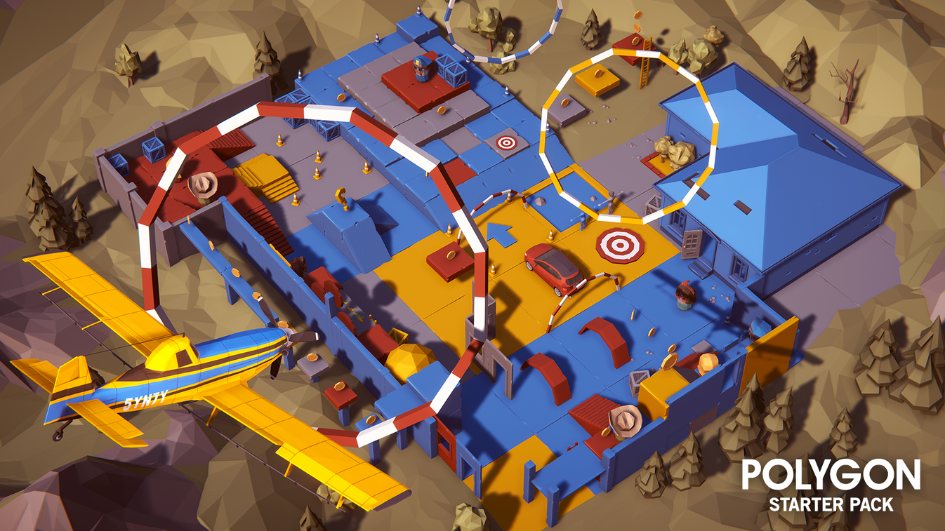 POLYGON | Starter Pack | Free Low-Poly Game Assets – Synty Store