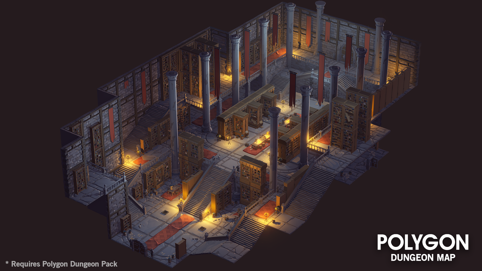 POLYGON | Fantasy Dungeon Map | Synty Official Store – Synty Store