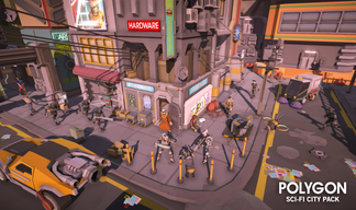 POLYGON | Sci-Fi City Pack | Find the Unity Asset in Store – Synty Store