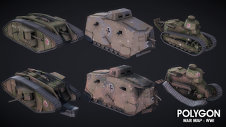 POLYGON - War Map - WWI Game Assets - Find the Unity Asset in Store ...