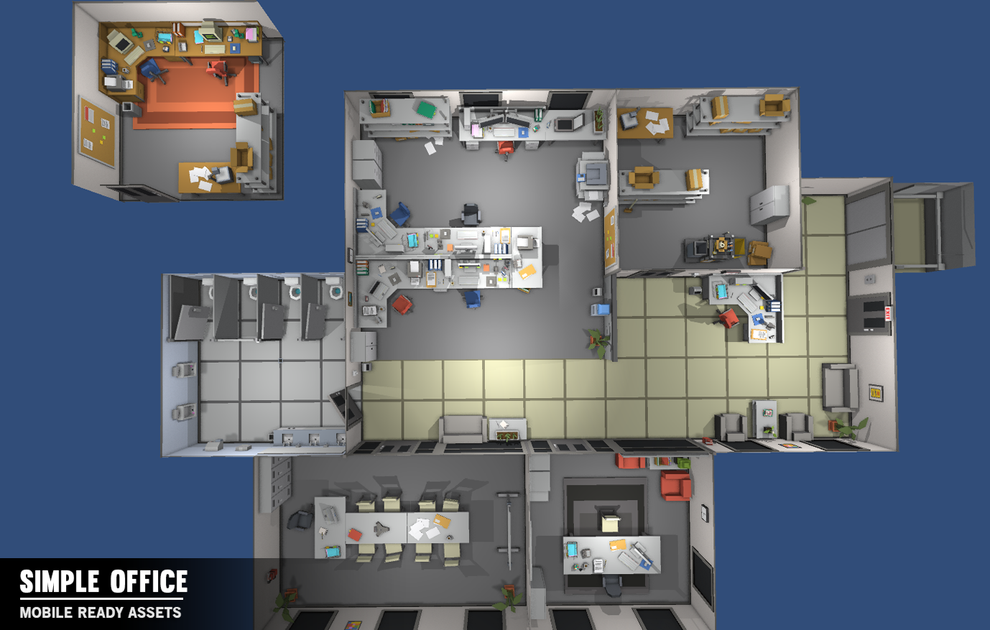 Simple Office Game Assets - Find the Unity Asset in Store – Synty Store