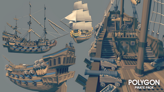 POLYGON | Pirate Pack Game Assets | Find the Unity Asset in Store ...