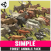 Simple Forest Animals | Game Assets | Find the Unity Asset in Store ...