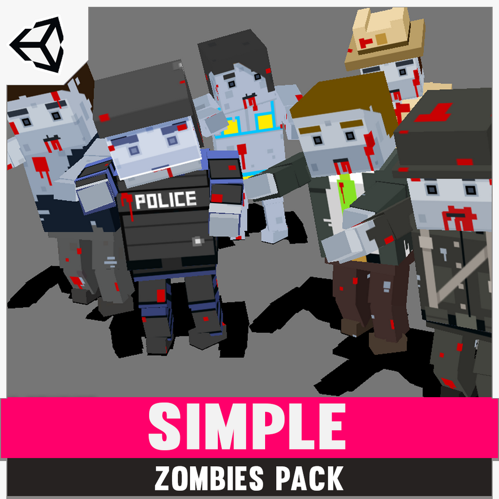 Simple Zombies | Cartoon Assets | Synty™ Official Store – Synty Store
