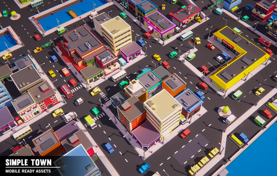 Simple Town | Cartoon Assets | Synty™ Official Store – Synty Store