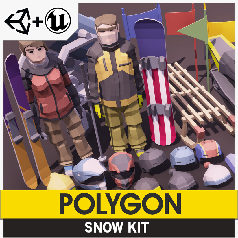 POLYGON - Snow Kit Game Assets - Find the Unity Asset in Store – Synty ...