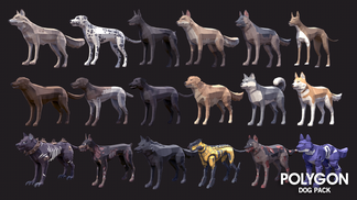 POLYGON | Dog Pack Game Assets | Find the Unity Asset in Store – Synty ...