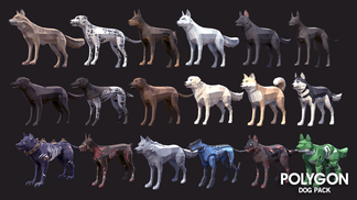 POLYGON | Dog Pack Game Assets | Find the Unity Asset in Store – Synty ...