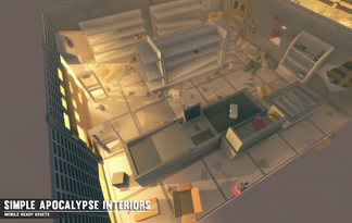 Simple Apocalypse Interiors | Find the Unity Asset in Store – Synty Store