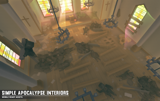 Simple Apocalypse Interiors | Find the Unity Asset in Store – Synty Store