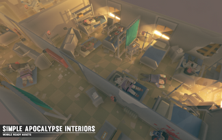 Simple Apocalypse Interiors | Find the Unity Asset in Store – Synty Store