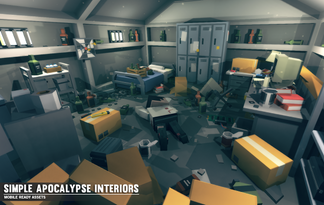 Simple Apocalypse Interiors | Find the Unity Asset in Store – Synty Store