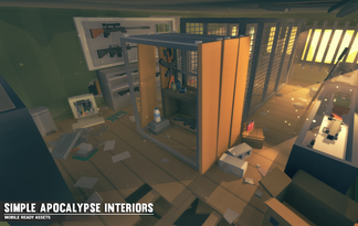 Simple Apocalypse Interiors | Find the Unity Asset in Store – Synty Store